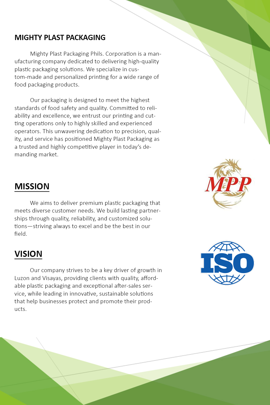 Mighty Plast Packaging